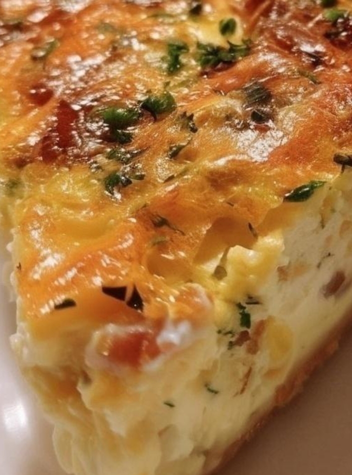 Bacon and Cheddar Quiche – Recipes Makers